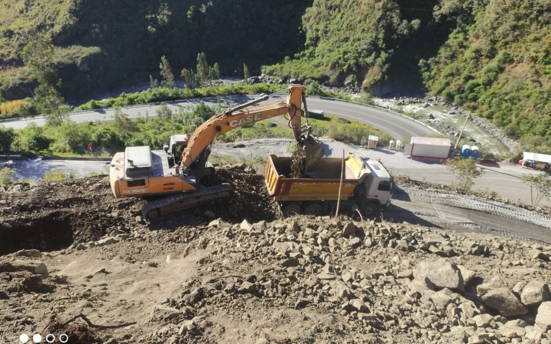 Cierre parcial de la vía, trabajos de mantenimiento de emergencia ITME ...